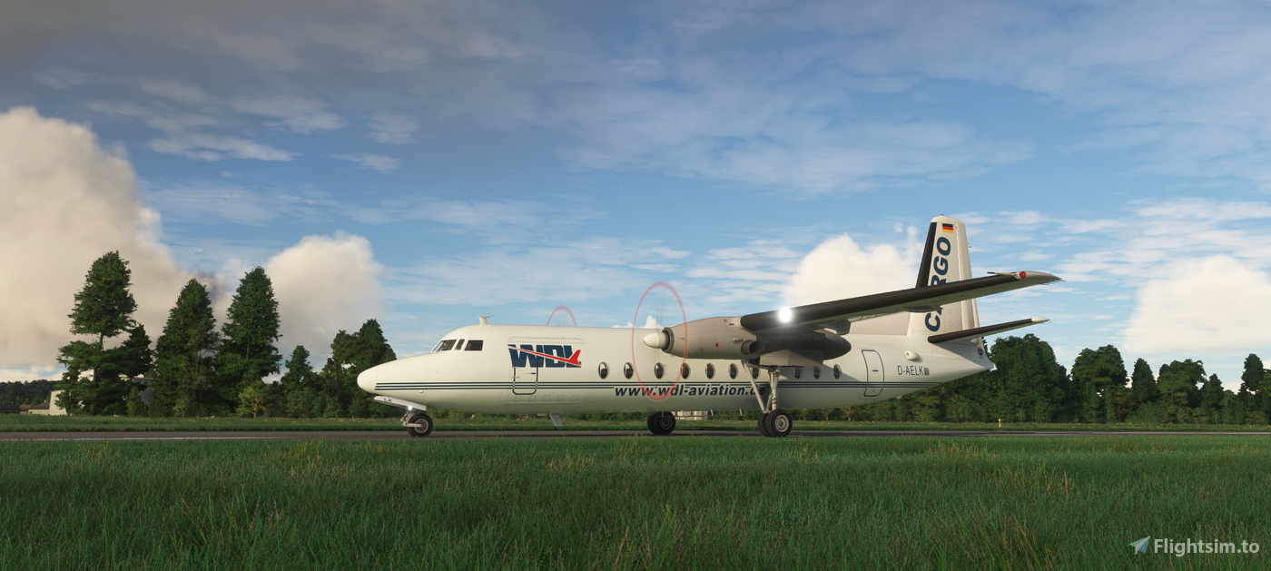Fokker F27 WDL Aviation D-AELD, D-ADEP and D-AELK for Microsoft Flight ...