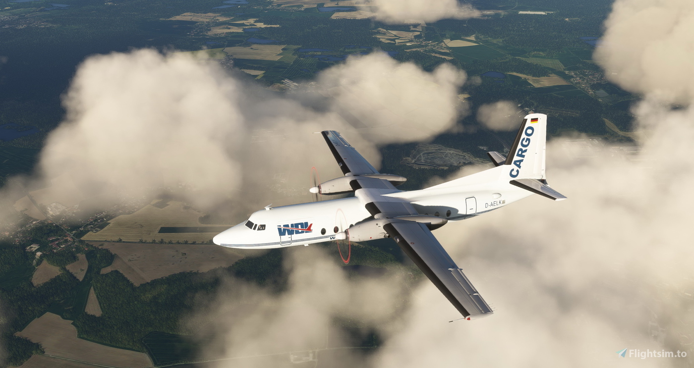 Fokker F27 WDL Aviation D-AELD, D-ADEP and D-AELK for Microsoft Flight ...
