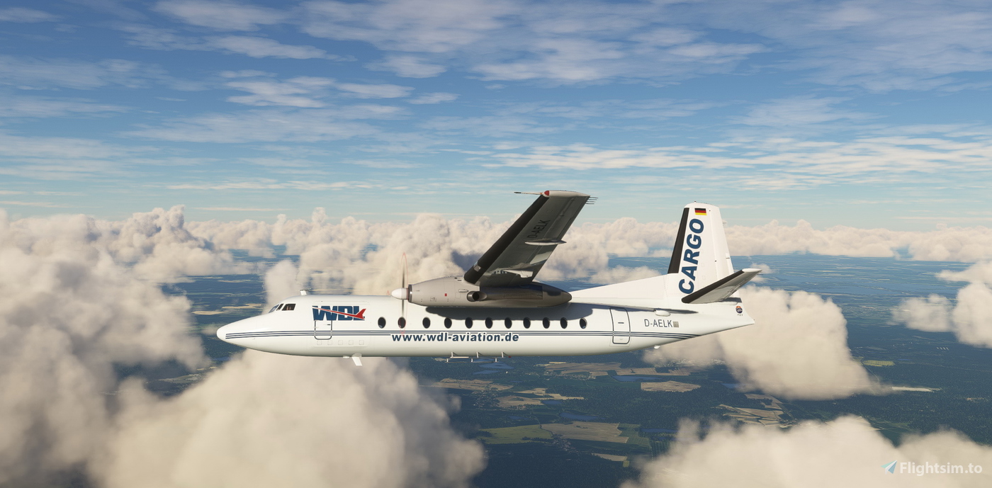 Fokker F27 WDL Aviation D-AELD, D-ADEP and D-AELK for Microsoft Flight ...
