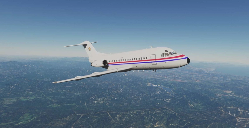 Fokker F28 Professional Liveries for Microsoft Flight Simulator | MSFS