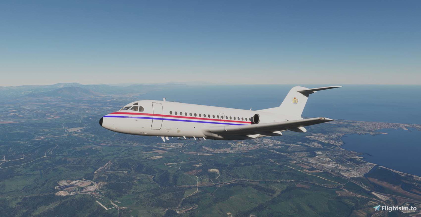 Fokker F28 MK 1000 PH-PBX Dutch Government 1972 for Microsoft Flight ...