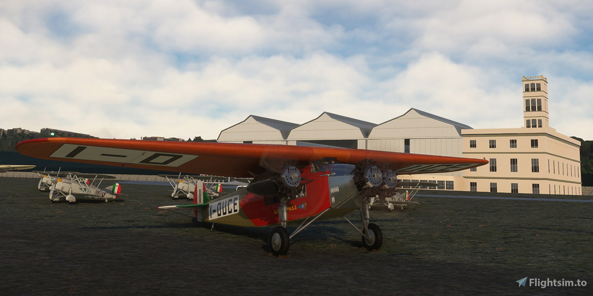 Fokker F.VIIb/3m Ala Littoria I-DUCE für Microsoft Flight Simulator | MSFS