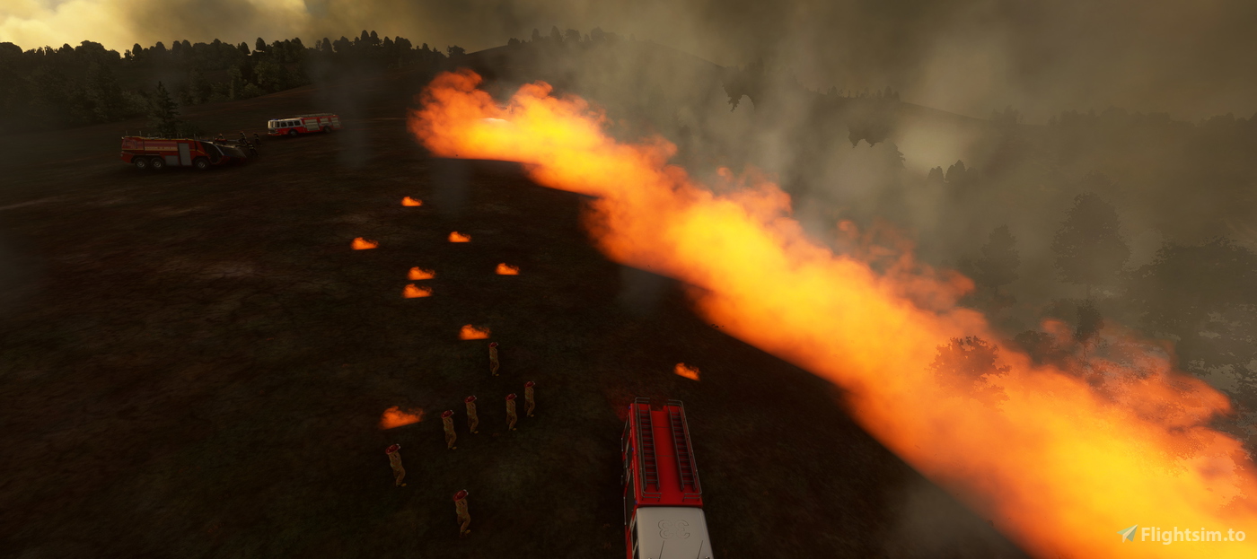 Forest Fires Near Béjaïa DAAE Airport, Algeria - MSFS Scenery for ...