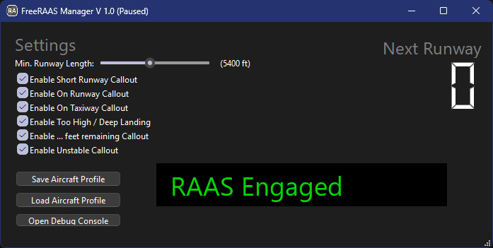 FreeRAAS - A Free Runway Awareness & Advisory System for Microsoft ...