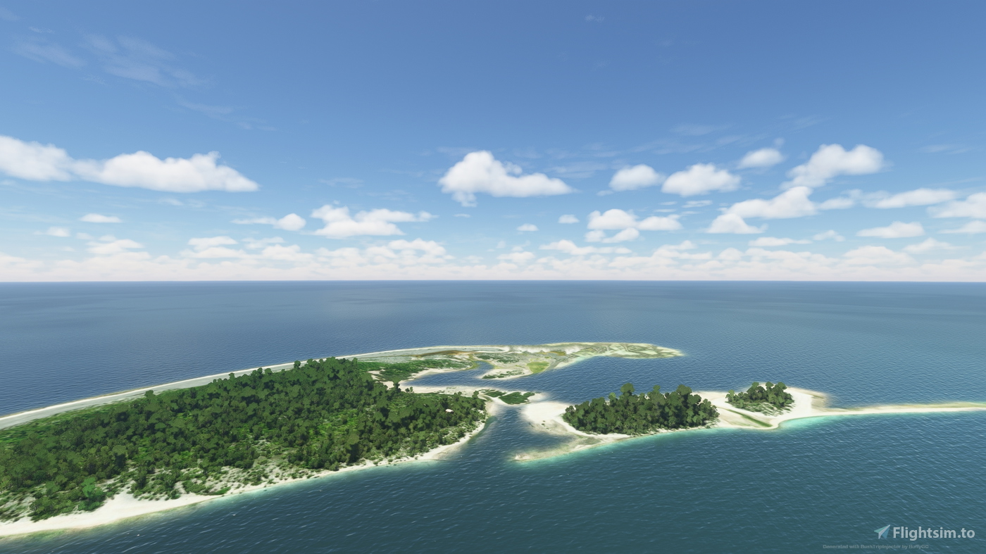 French Polynesia - Tuamotu Atoll Hopping のために Microsoft Flight ...