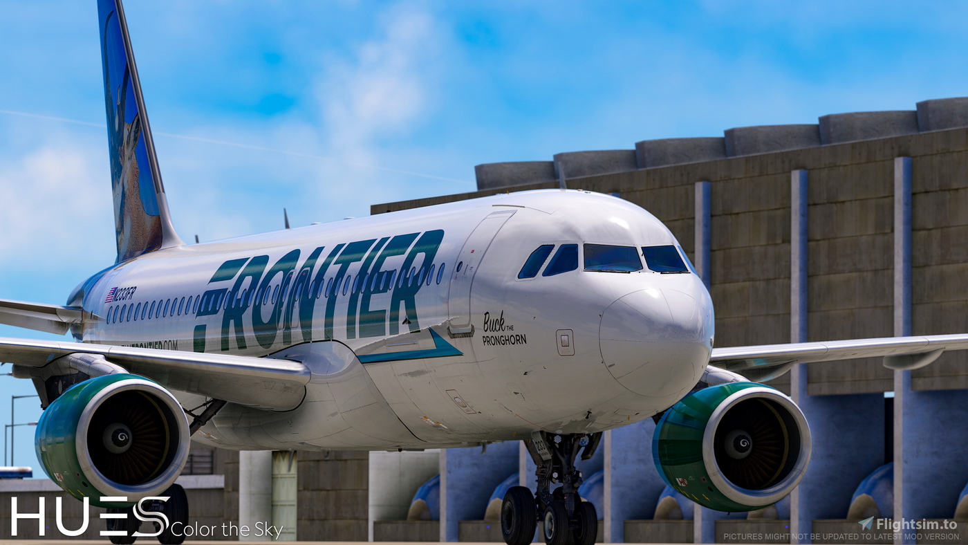 Frontier Airlines Livery Pack w/ Cabin | Fenix A320 CFM SL | 8K & 4K pour Microsoft Flight ...