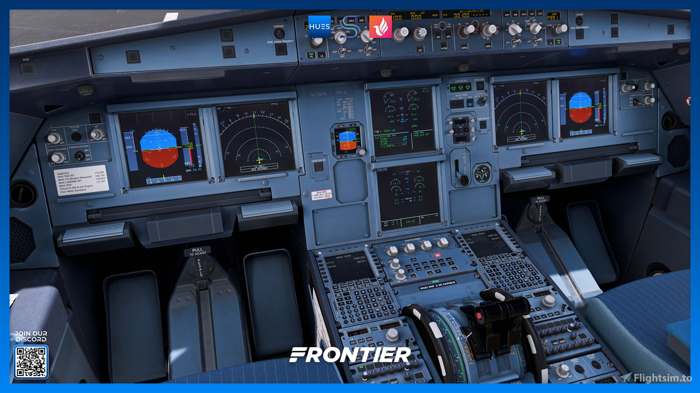 Frontier Airlines N227FR 'Grizwald the Bear' | Fenix A320 CFM SL | 8K & 4K for Microsoft Flight ...
