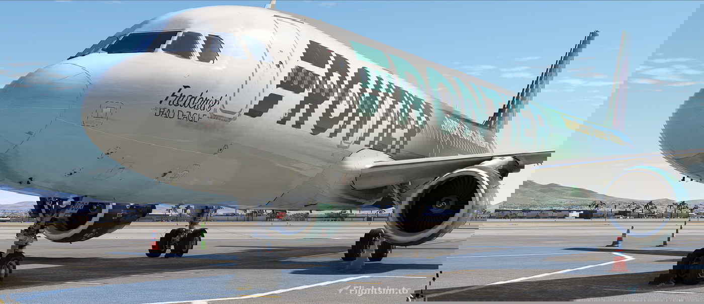 FRONTIER N603FR Fuselage/Cabin (8k) for Fenix Simulation A321-CFM ...