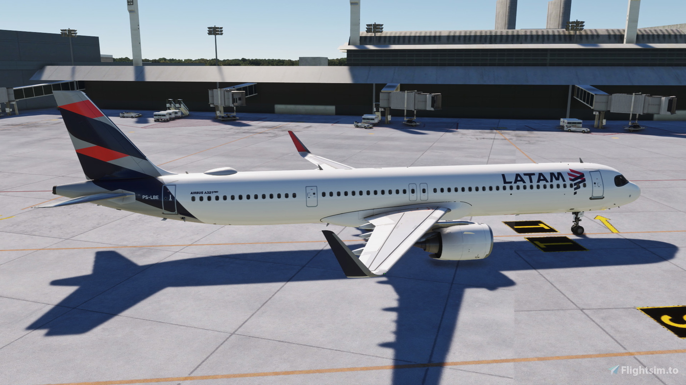 FS Labs Airbus A321neo LATAM Airlines Brasil PS-LBE para Microsoft Flight Simulator | MSFS