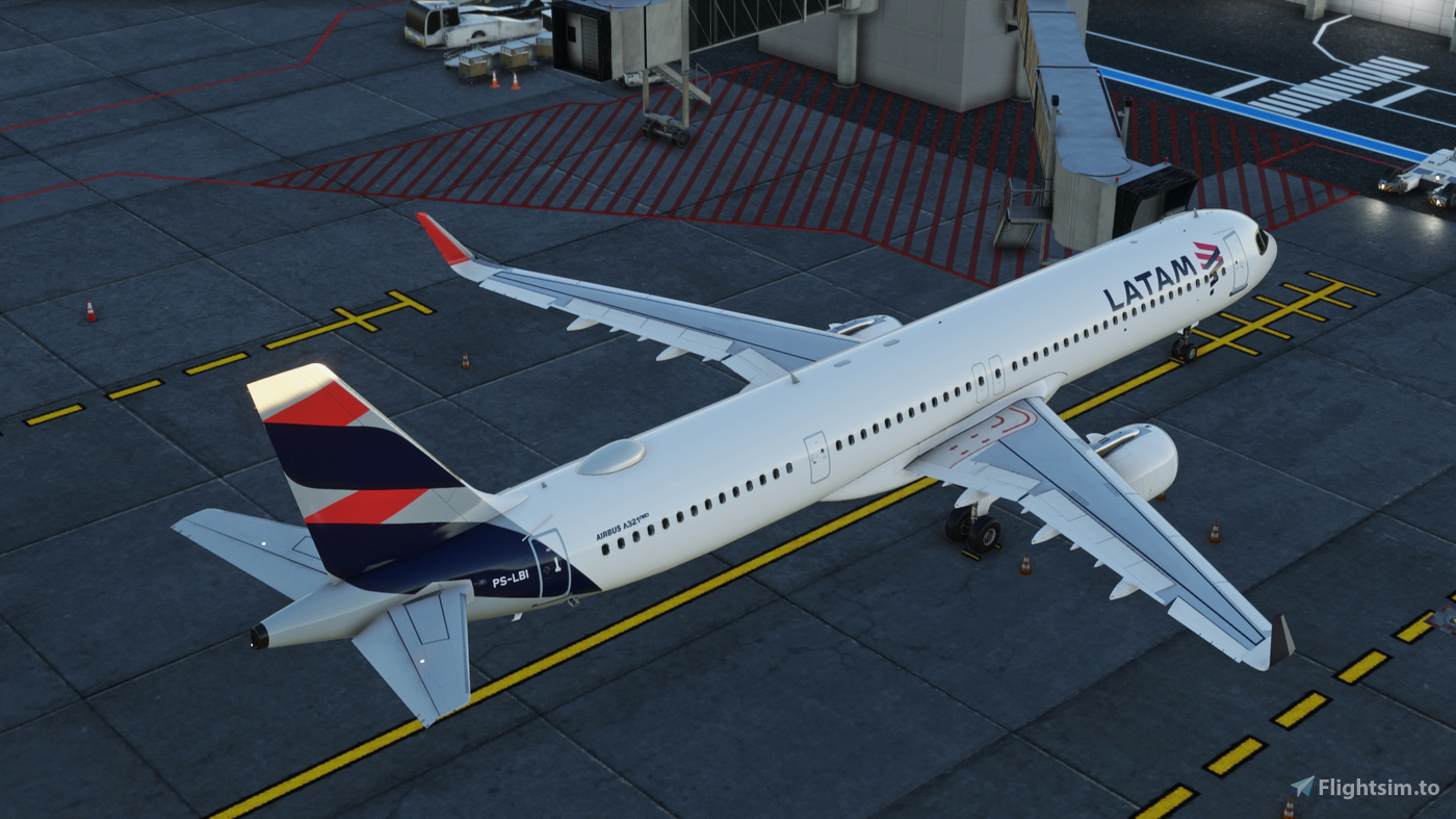 FS Labs Airbus A321neo LATAM Airlines Brasil PS-LBI para Microsoft Flight Simulator | MSFS