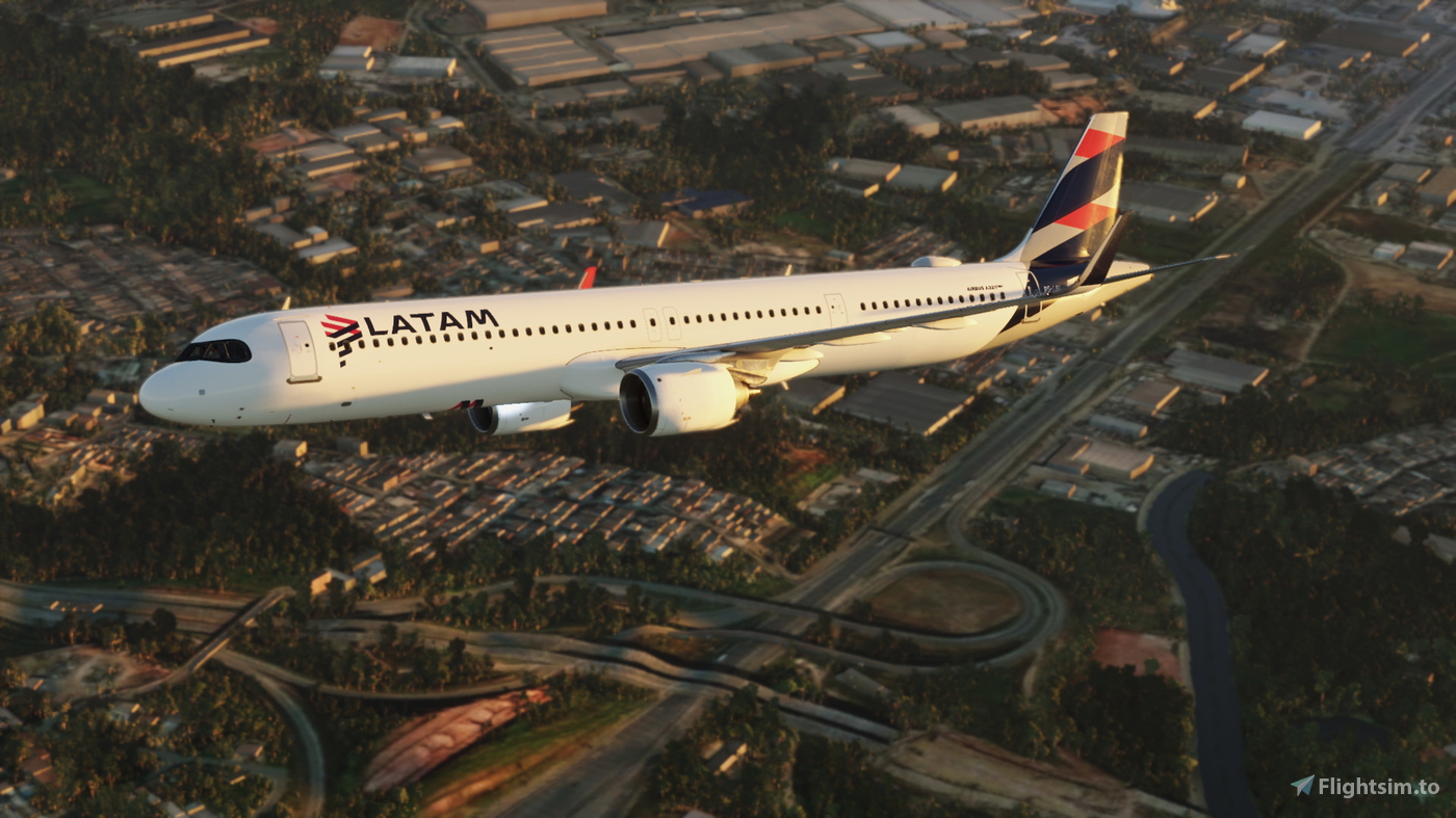 FS Labs Airbus A321neo LATAM Airlines Brasil PS-LBI for Microsoft ...
