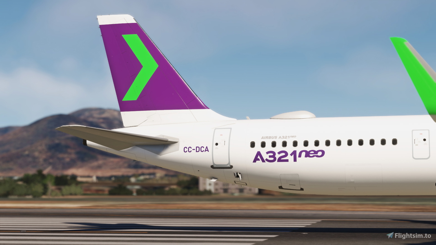 FS Labs Airbus A321neo SKY Airline CC-DCA für Microsoft Flight ...
