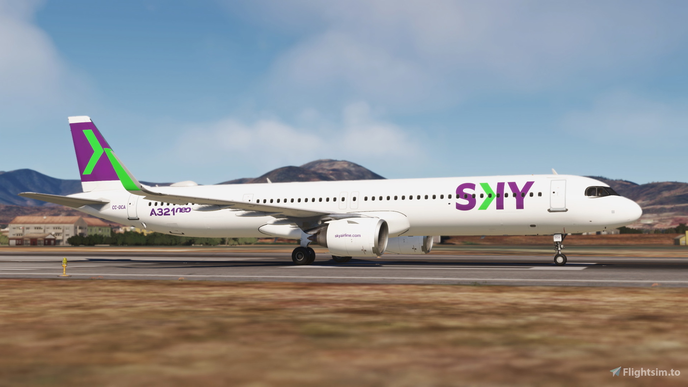 FS Labs Airbus A321neo SKY Airline CC-DCA のために Microsoft Flight Simulator | MSFS