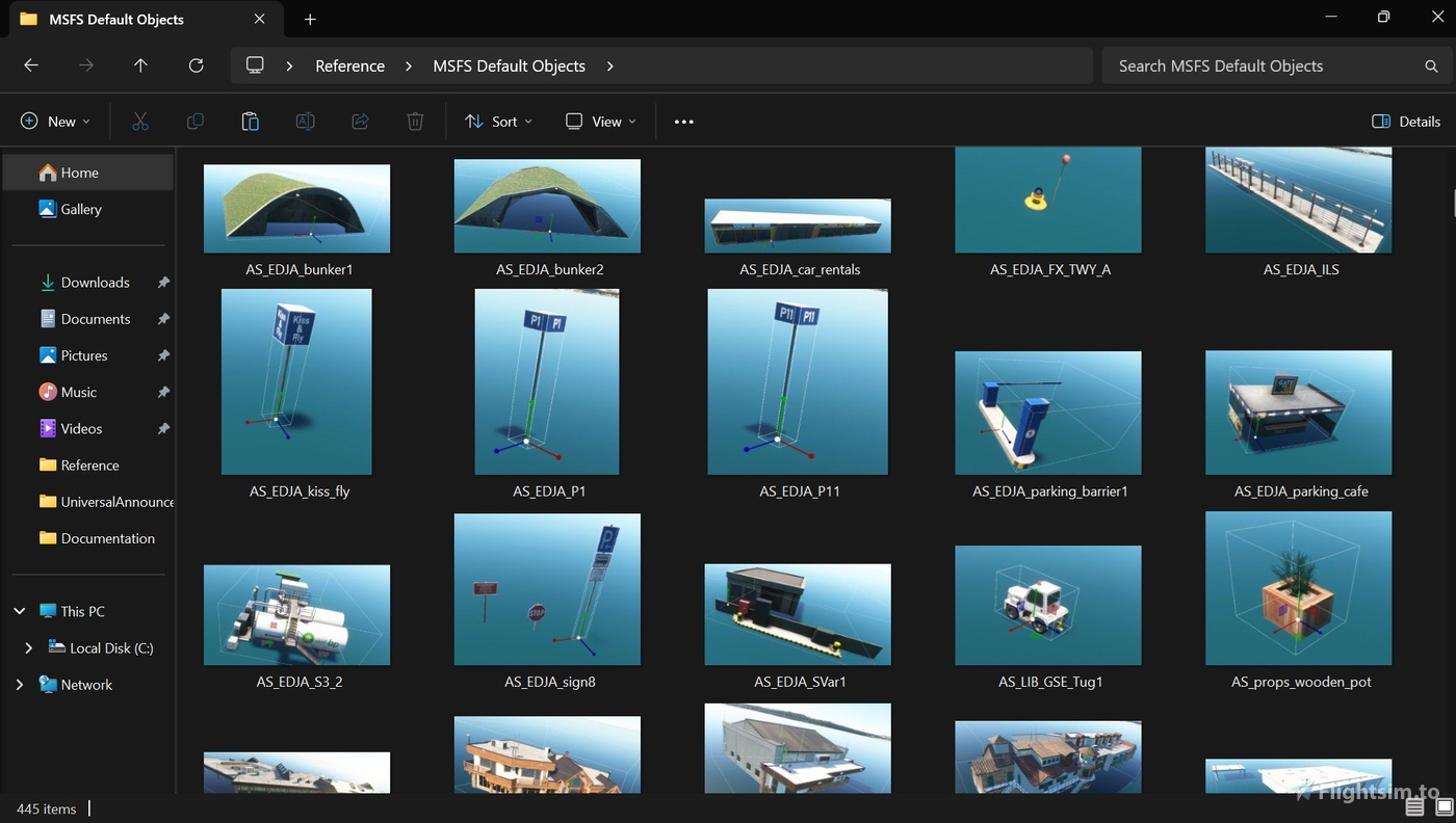 FS2020 Default Objects Index for Microsoft Flight Simulator | MSFS FS2020 Default Objects Index for Microsoft Flight Simulator | MSFS
