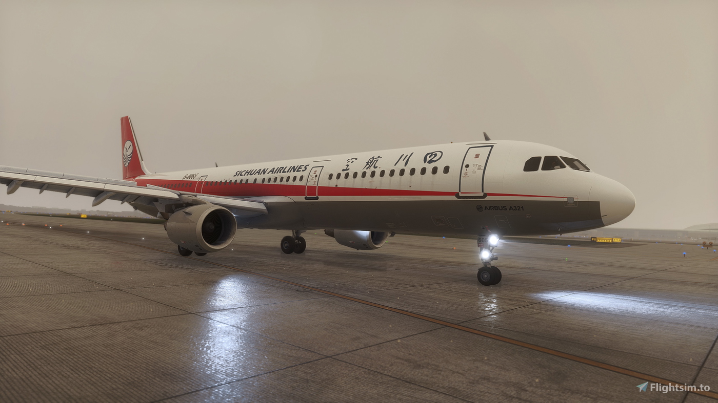 FSL A321 CEO SL CFM Sichuan Airlines B-8605 对于 Microsoft Flight ...