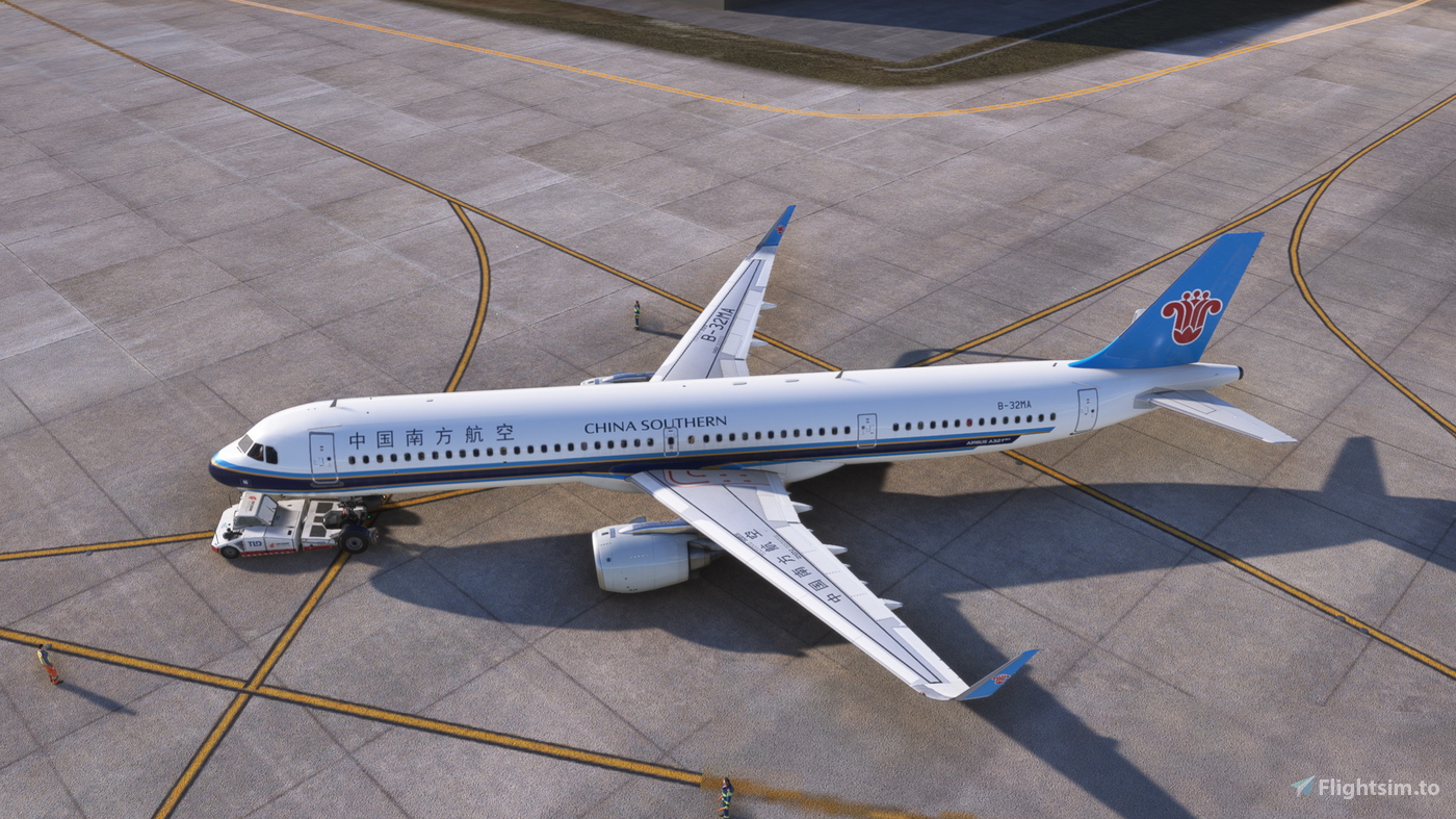 [FSL A321 NEO] China Southern B-32MA A321-251NX 对于 Microsoft Flight Simulator | MSFS