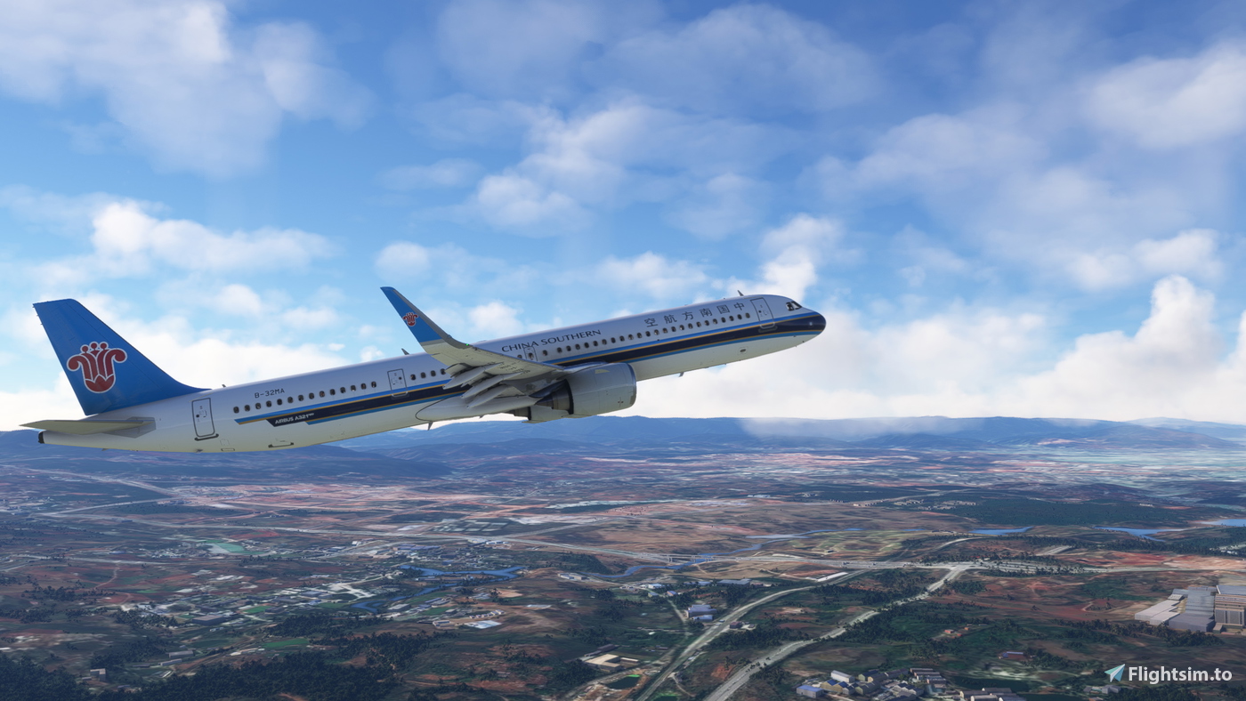 [FSL A321 NEO] China Southern B-32MA A321-251NX för Microsoft Flight ...