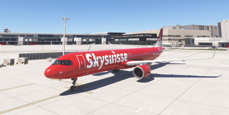 FsLabs A321 NEO – Skysuisse Livery pour Microsoft Flight Simulator | MSFS