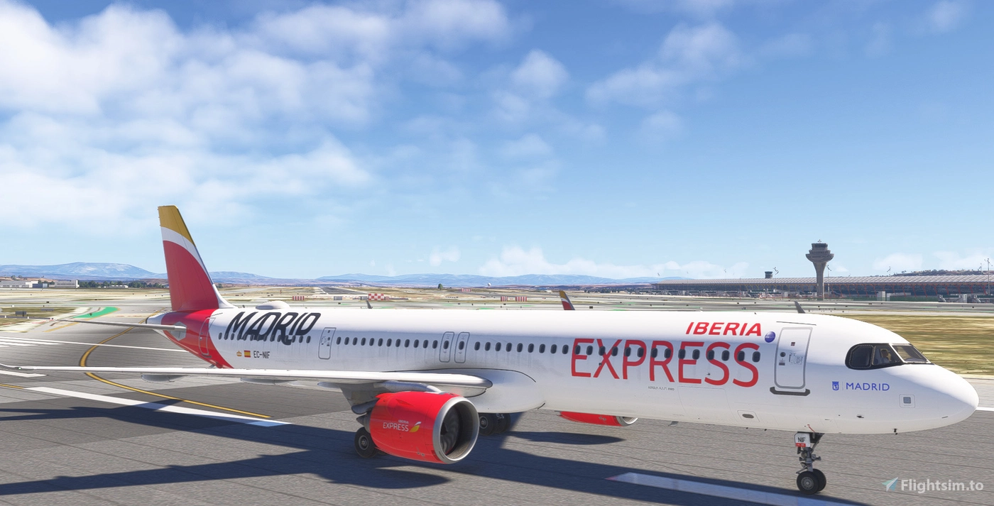FsLabs A321 NEO IBERIA EXPRESS EC-NIF MADRID for Microsoft Flight ...
