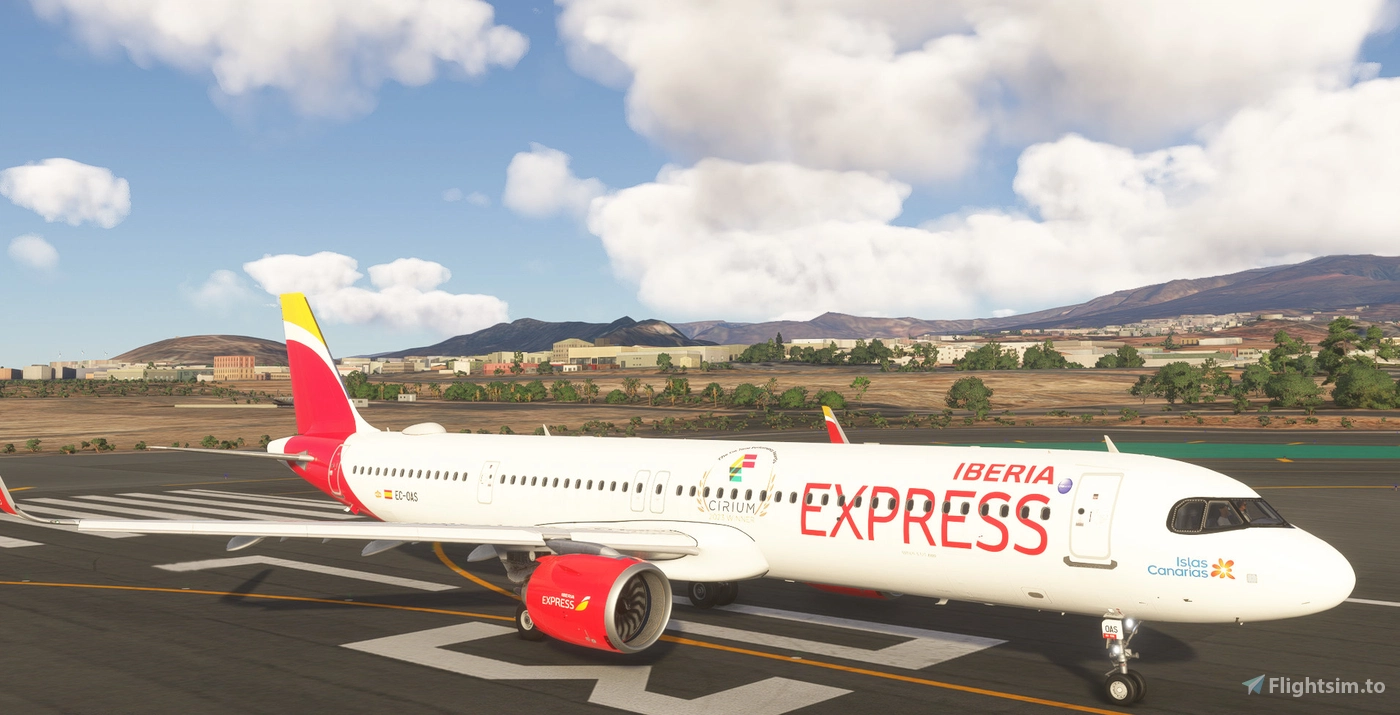 FsLabs A321 NEO IBERIA EXPRESS EC-OAS "ISLAS CANARIAS" for Microsoft ...