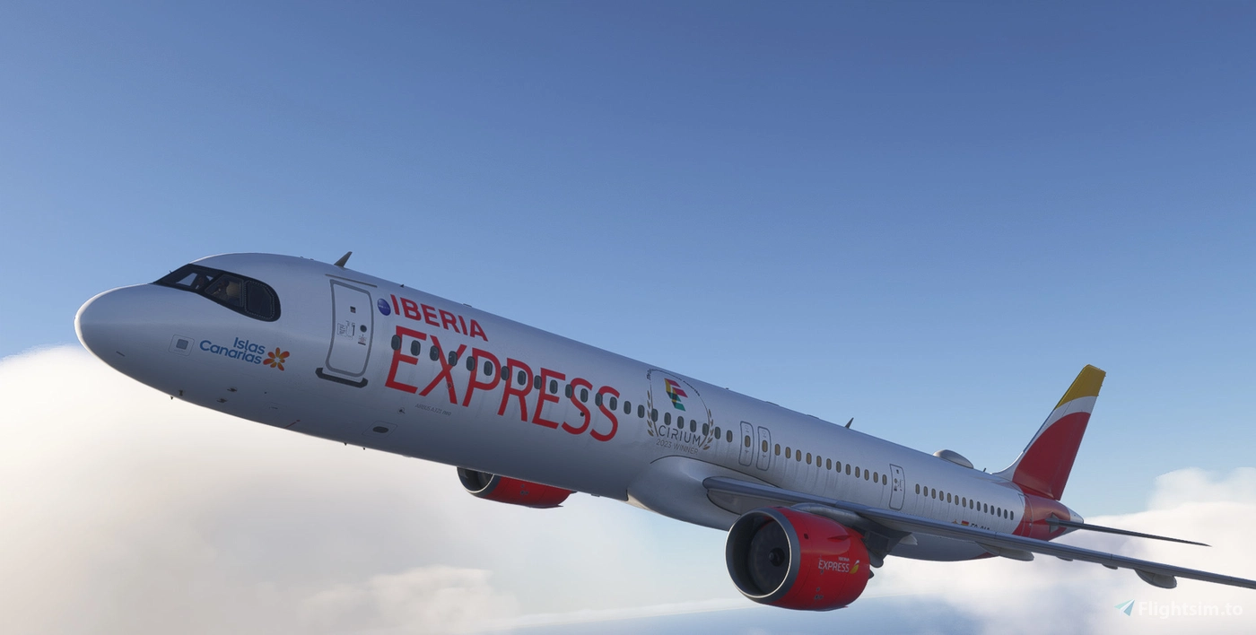 FsLabs A321 NEO IBERIA EXPRESS EC-OAS "ISLAS CANARIAS" for Microsoft ...