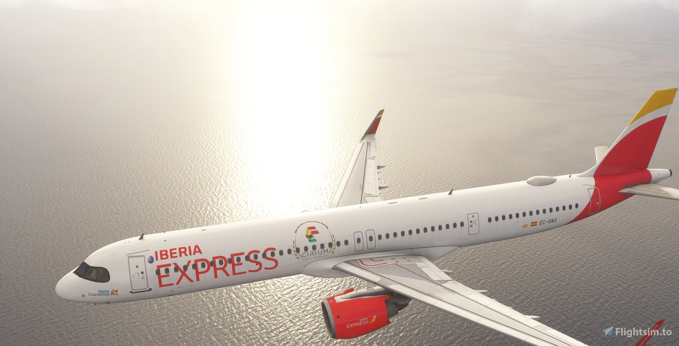 FsLabs A321 NEO IBERIA EXPRESS EC-OAS "ISLAS CANARIAS" para Microsoft ...