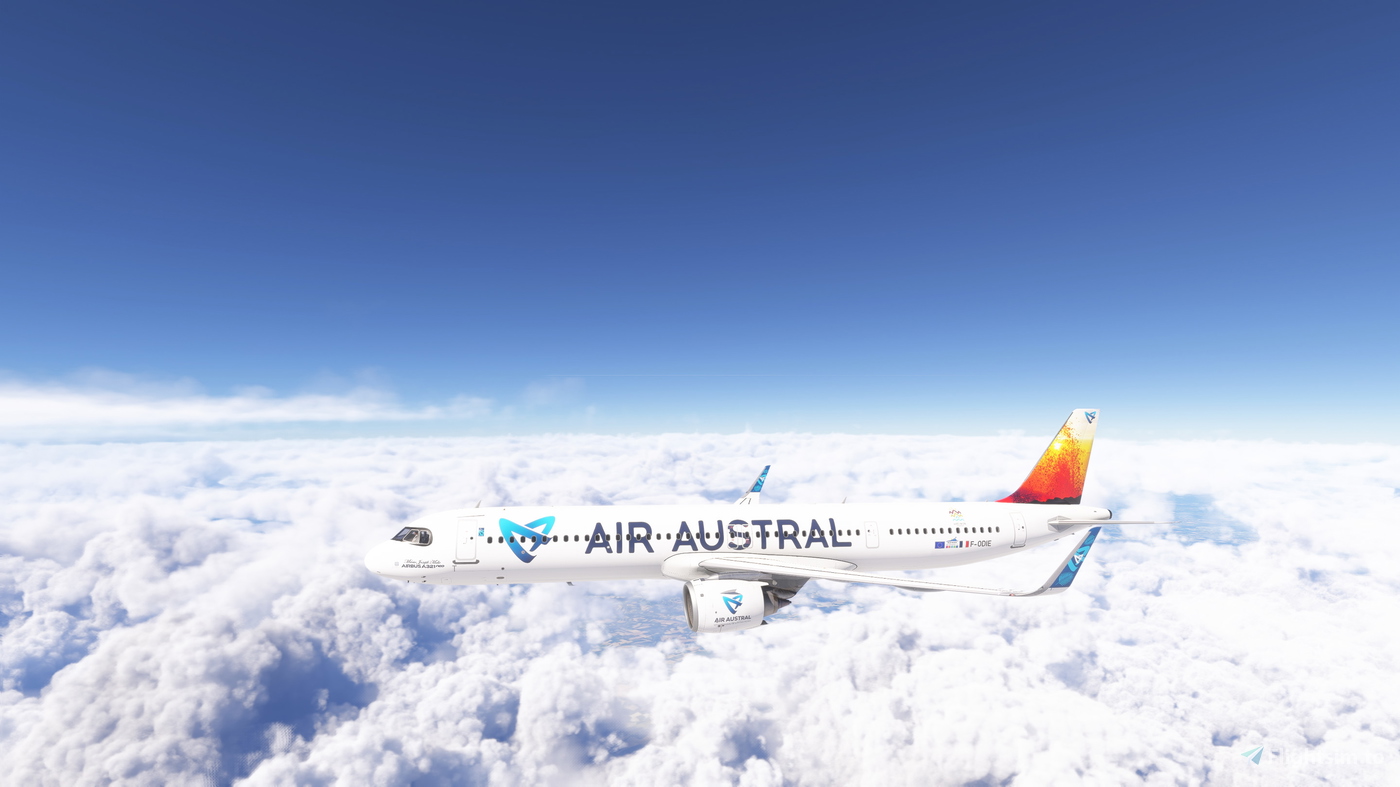 FsLabs A321 NEO LR | Air Austral 2025 для Microsoft Flight Simulator | MSFS