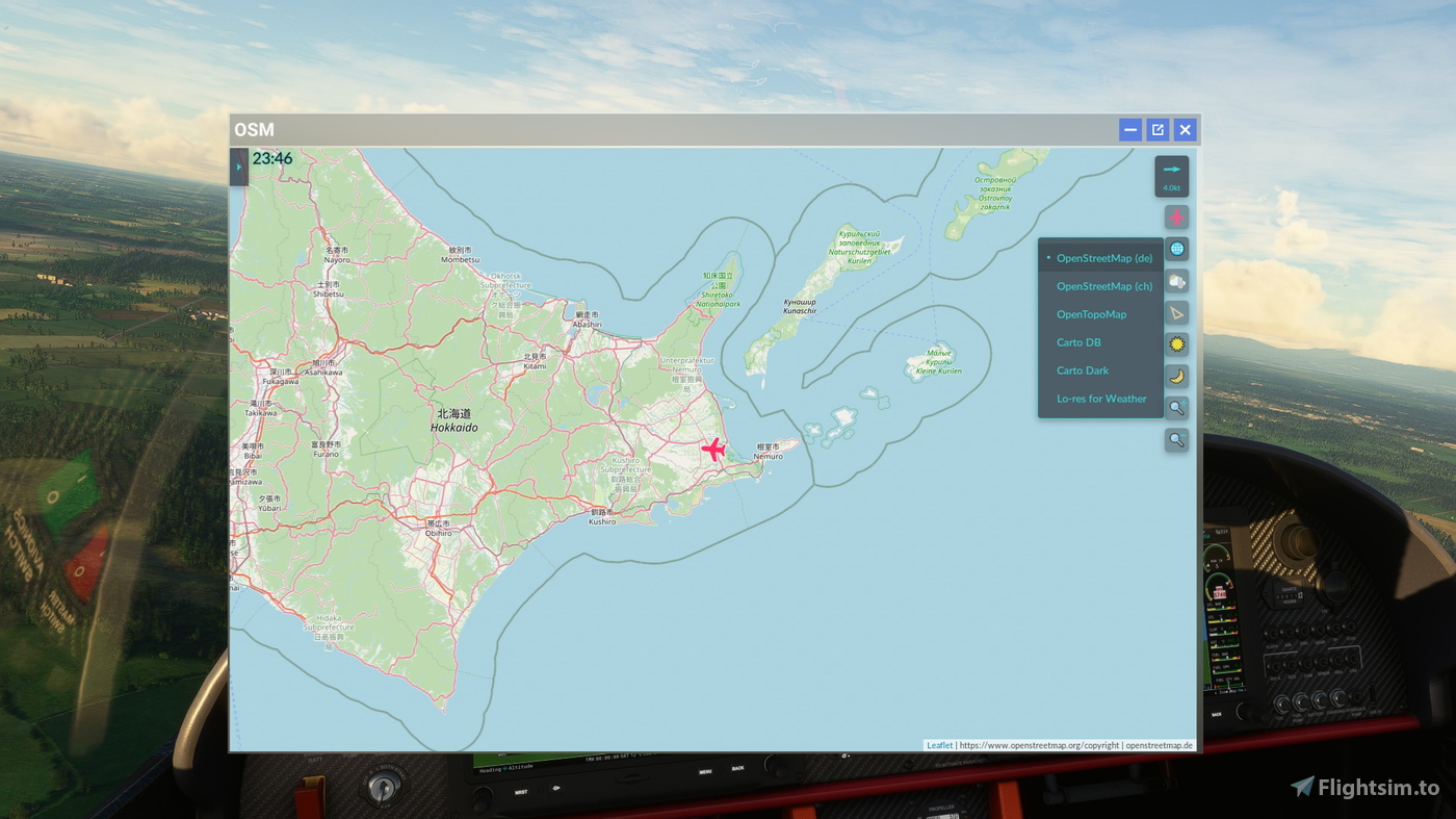 FSPM/OSM VFR Map pour Microsoft Flight Simulator | MSFS