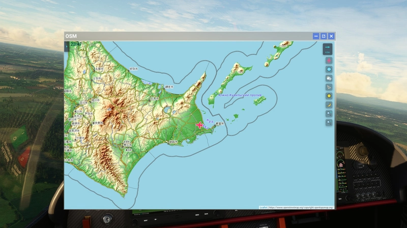 FSPM/OSM VFR Map for Microsoft Flight Simulator | MSFS
