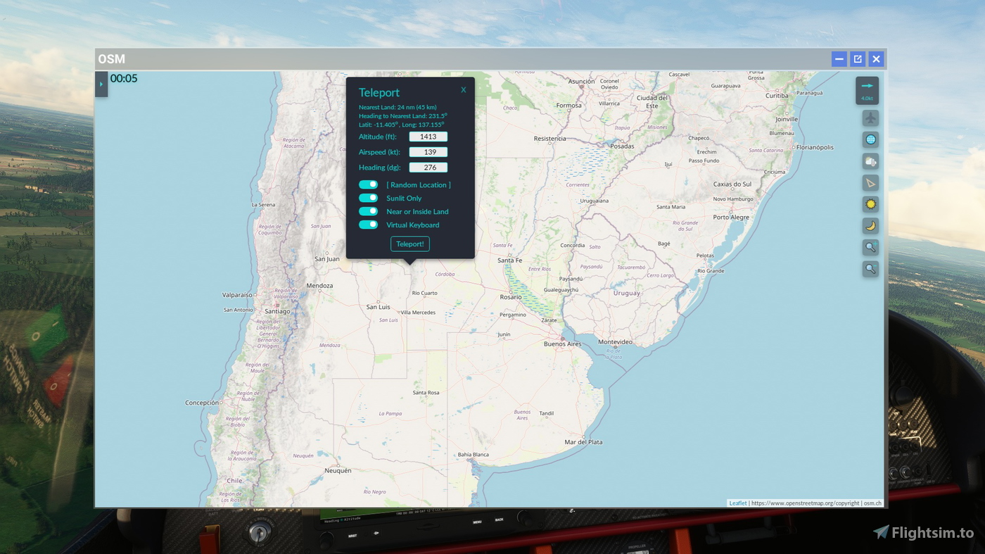 FSPM/OSM VFR Map for Microsoft Flight Simulator | MSFS