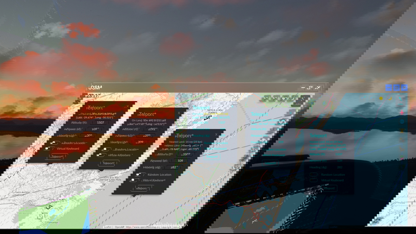 FSPM/OSM VFR Map のために Microsoft Flight Simulator | MSFS