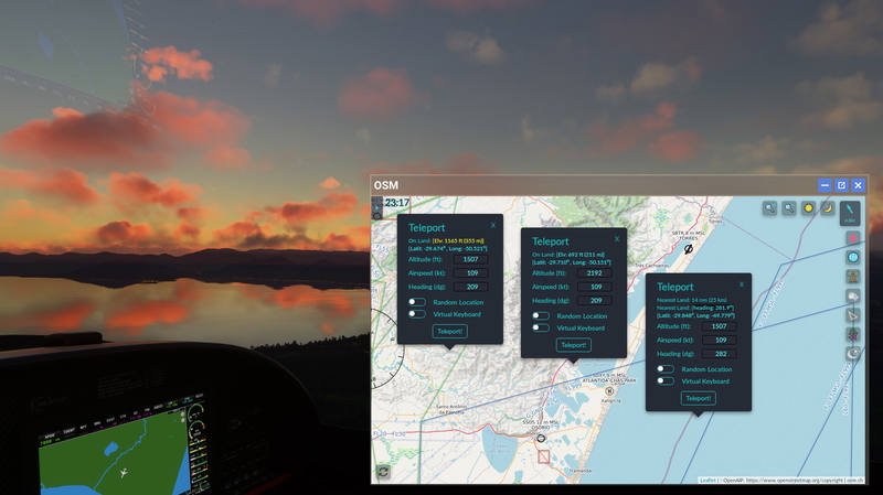 FSPM/OSM VFR Map pour Microsoft Flight Simulator | MSFS