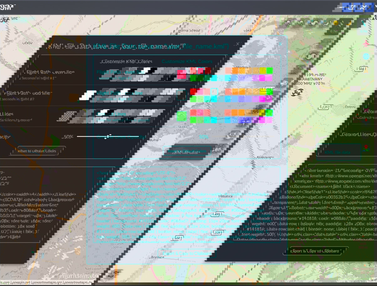 FSPM/OSM VFR Map pour Microsoft Flight Simulator | MSFS