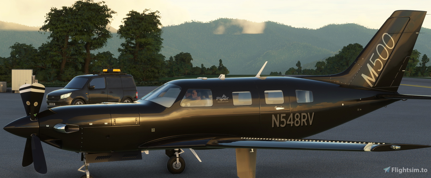 FSReborn FSR500 All Black for Microsoft Flight Simulator | MSFS