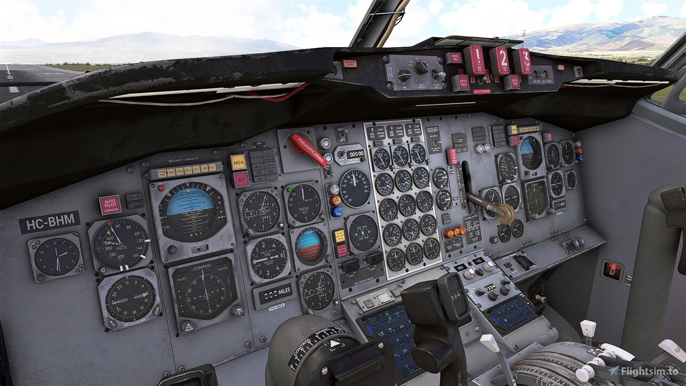 [FSS Boeing 727-200] Cockpit Textures Replacement pack PAX / Cargo for ...
