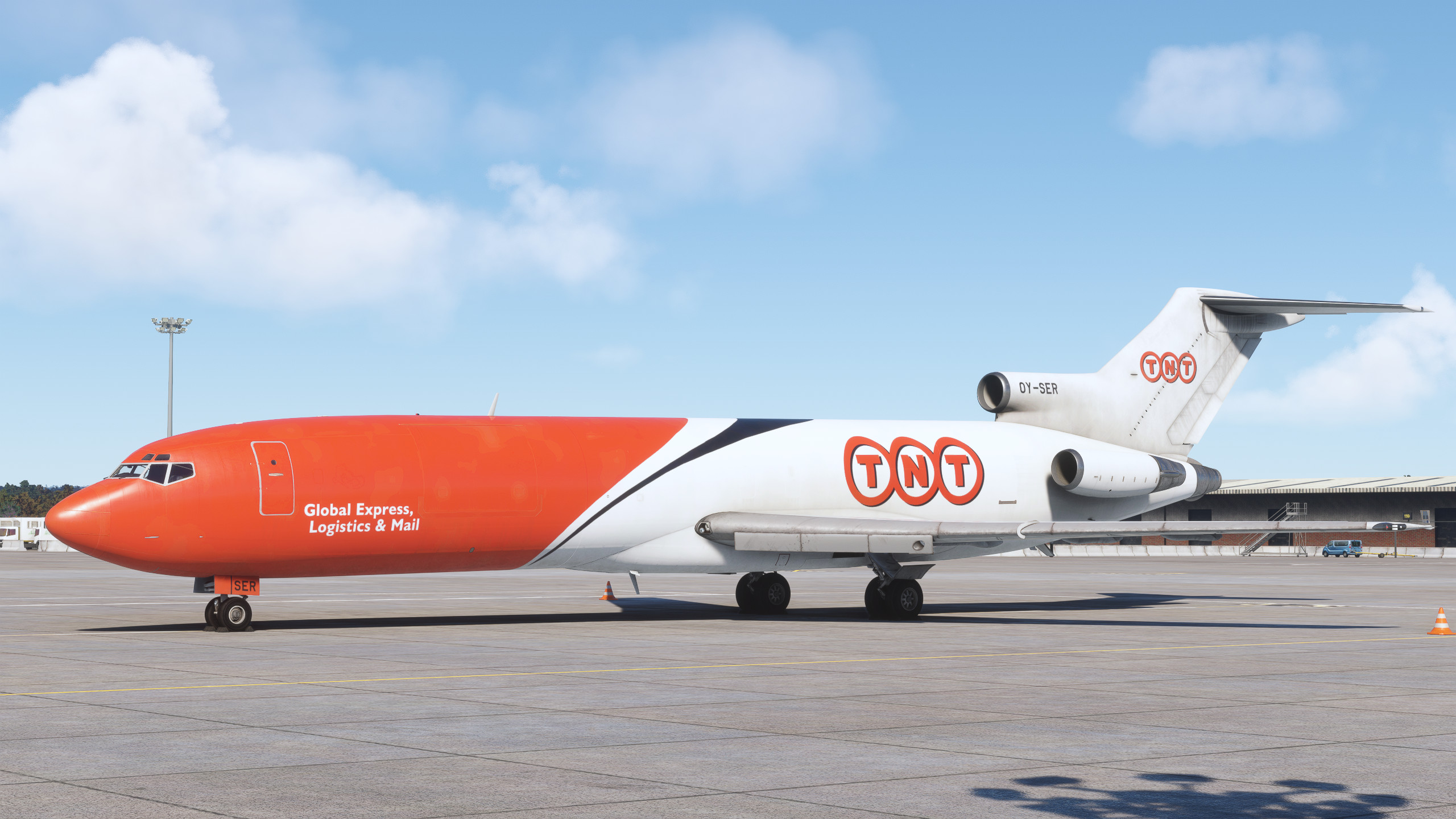 FSS Boeing 727-200F — TNT (Sterling European Airlines) OY-SER - MSFS ...
