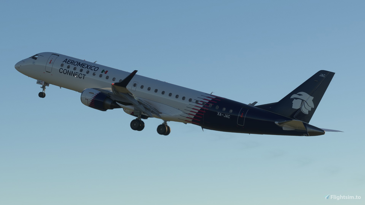 FSS E190 AeroMexico Connect (XA-JAC / Actual Livery) for Microsoft ...