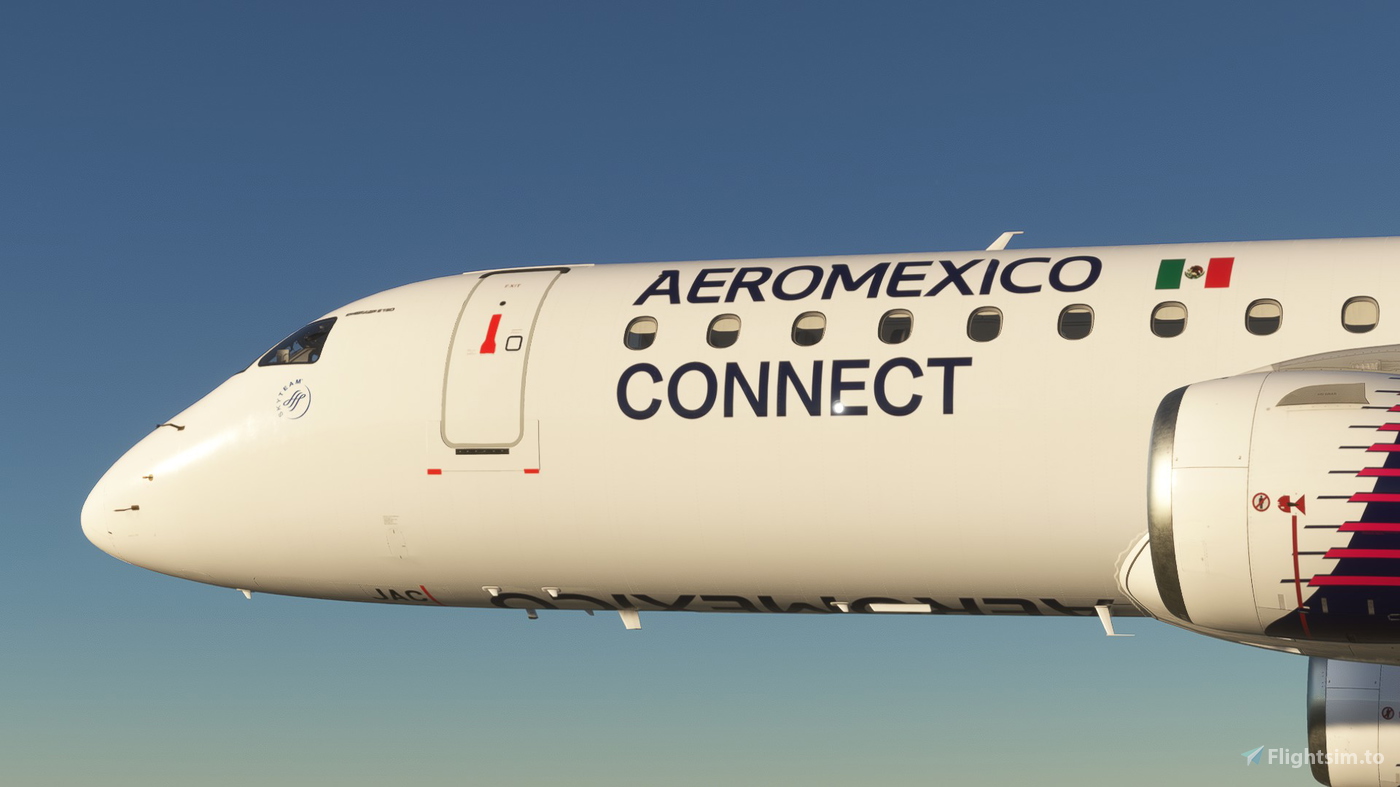 FSS E190 AeroMexico Connect (XA-JAC / Actual Livery) for Microsoft ...