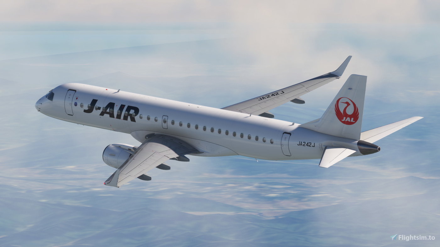 FSS Embraer E190 J-Air | Cabin | 4K for Microsoft Flight Simulator | MSFS