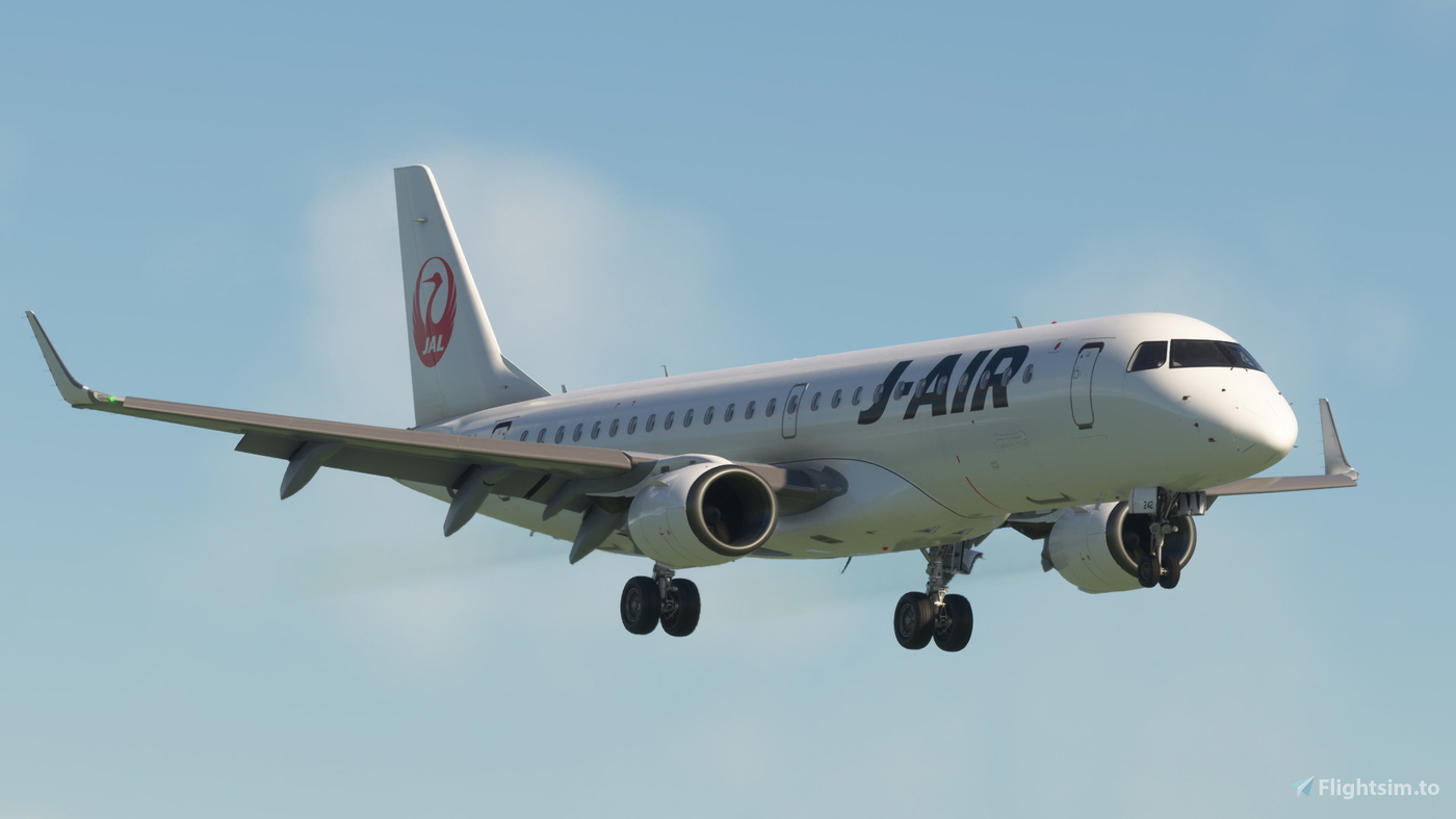 FSS Embraer E190 J-Air | Cabin | 4K のために Microsoft Flight Simulator | MSFS