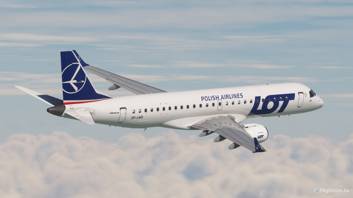 FSS E190 LOT Polish Airlines Pack | 4K pro Microsoft Flight Simulator ...