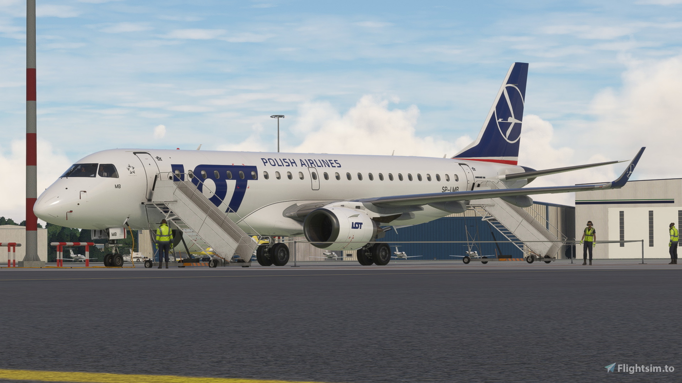 FSS E190 LOT Polish Airlines Pack | 4K for Microsoft Flight Simulator ...