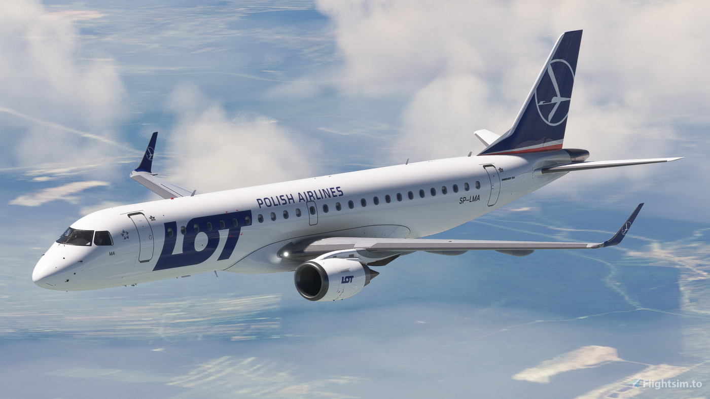 FSS E190 LOT Polish Airlines Pack | 4K pro Microsoft Flight Simulator ...