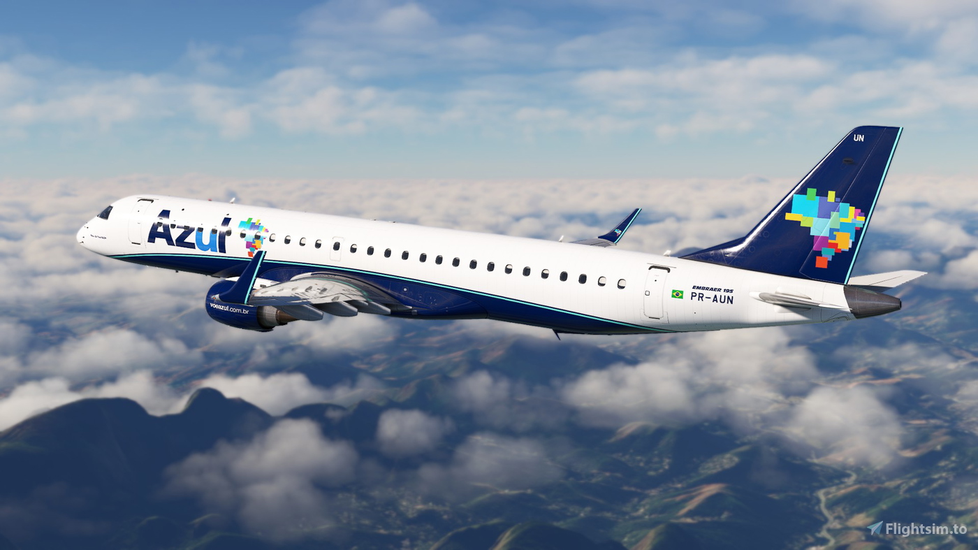 FSS Embraer 195 - Azul Linhas Aereas - PR-AUN for Microsoft Flight ...