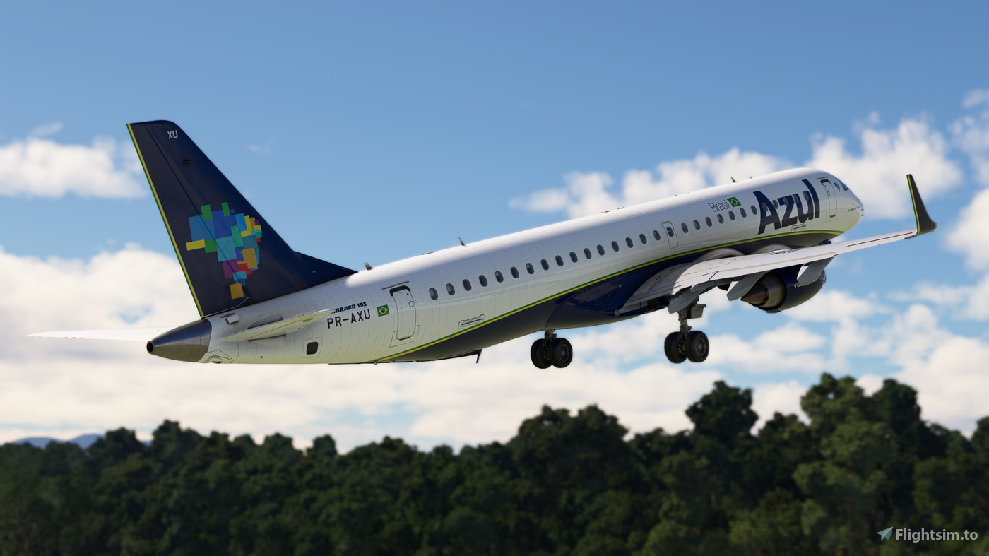 FSS Embraer 195 - Azul Linhas Aereas - PR-AXU for Microsoft Flight ...