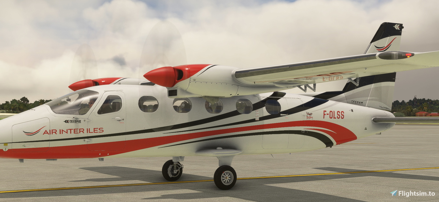 FSS TECNAM P2012 AIR INTER ILES voor Microsoft Flight Simulator | MSFS