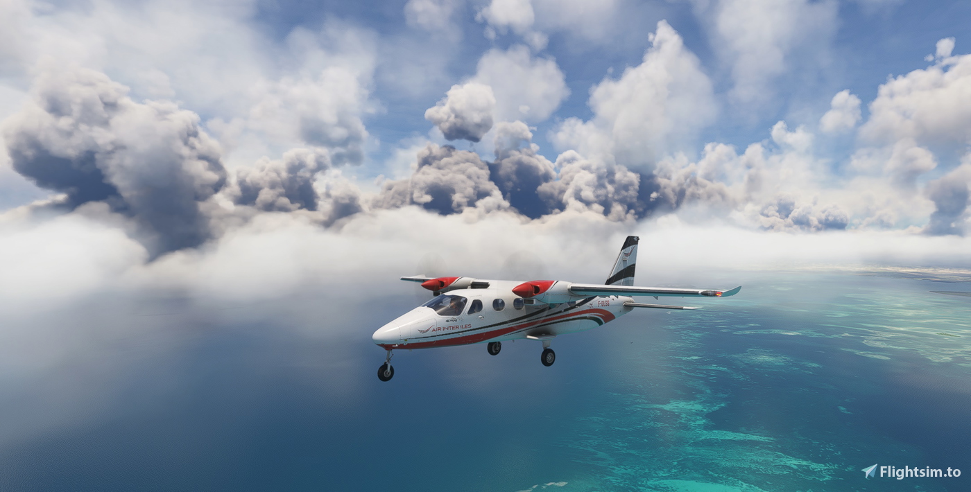 FSS TECNAM P2012 AIR INTER ILES voor Microsoft Flight Simulator | MSFS