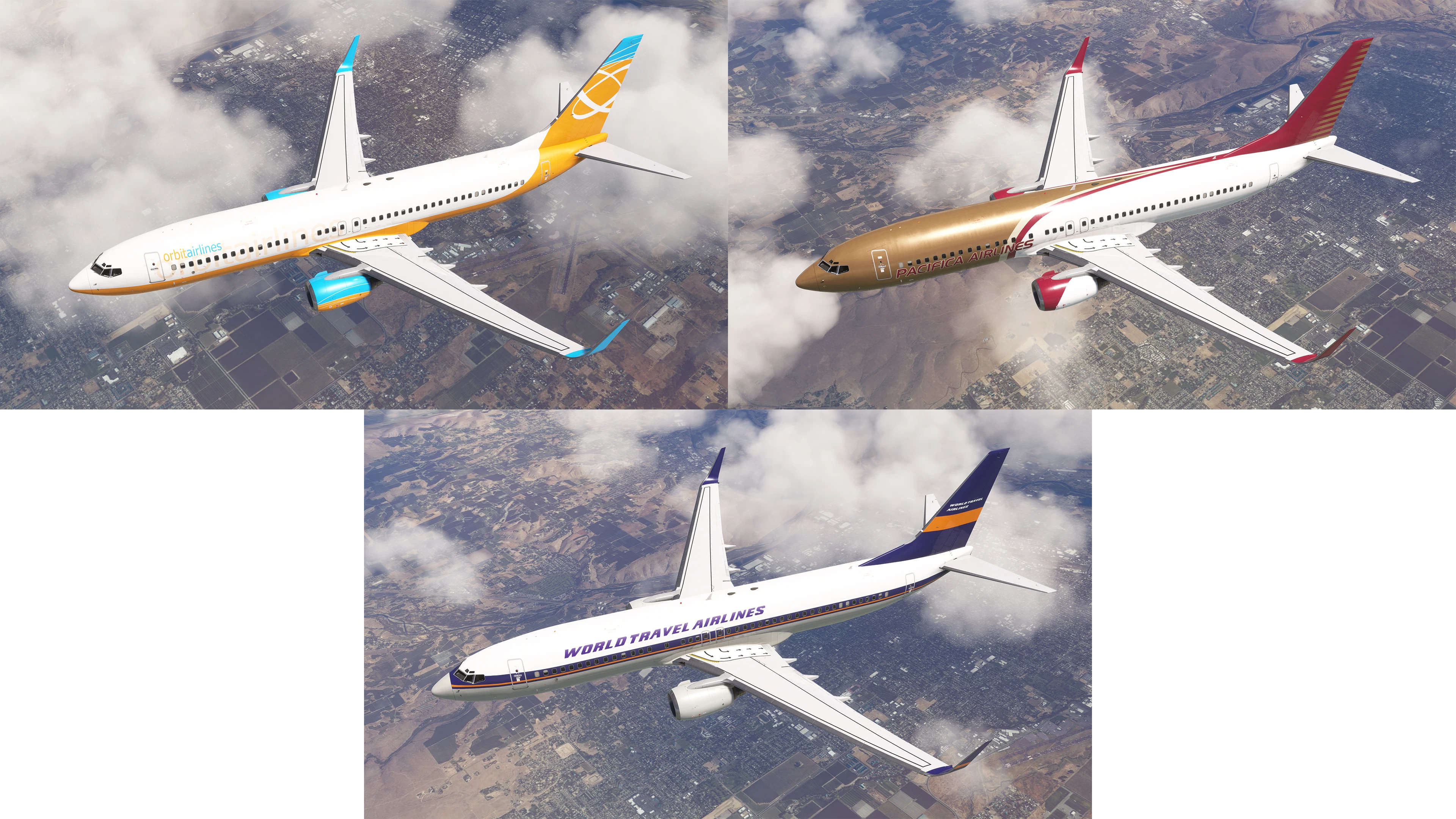 FSX Legacy Airlines Pack for PMDG 737-800 - MSFS Add-on - Flightsim.to