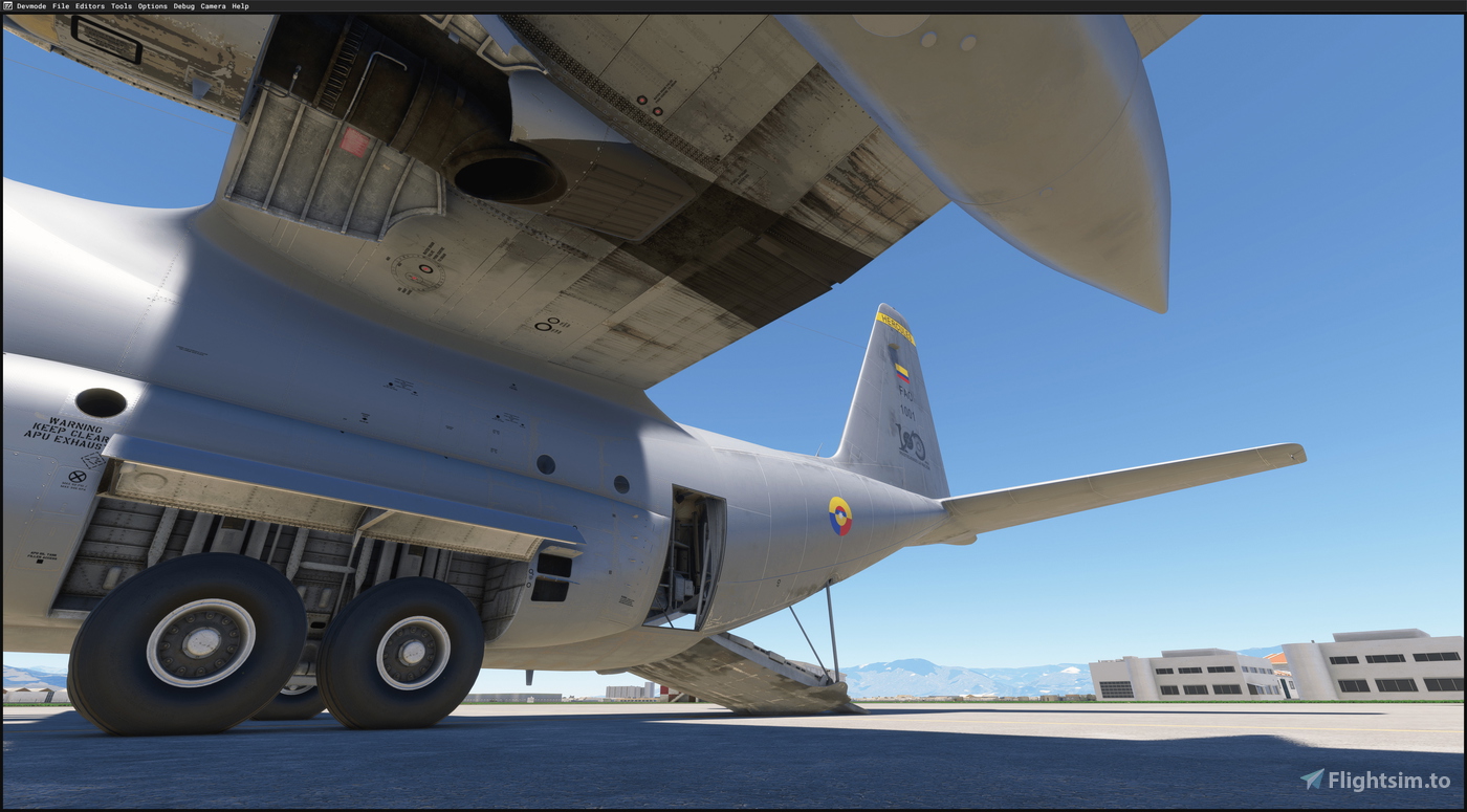 Fuerza Aérea Colombiana | 4K Texture | C-130H Hercules - FAC1001-2019 ...