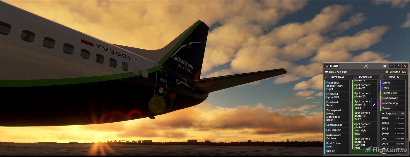 Full pack of Chaseplane Views for CSS 737 for Microsoft Flight ...